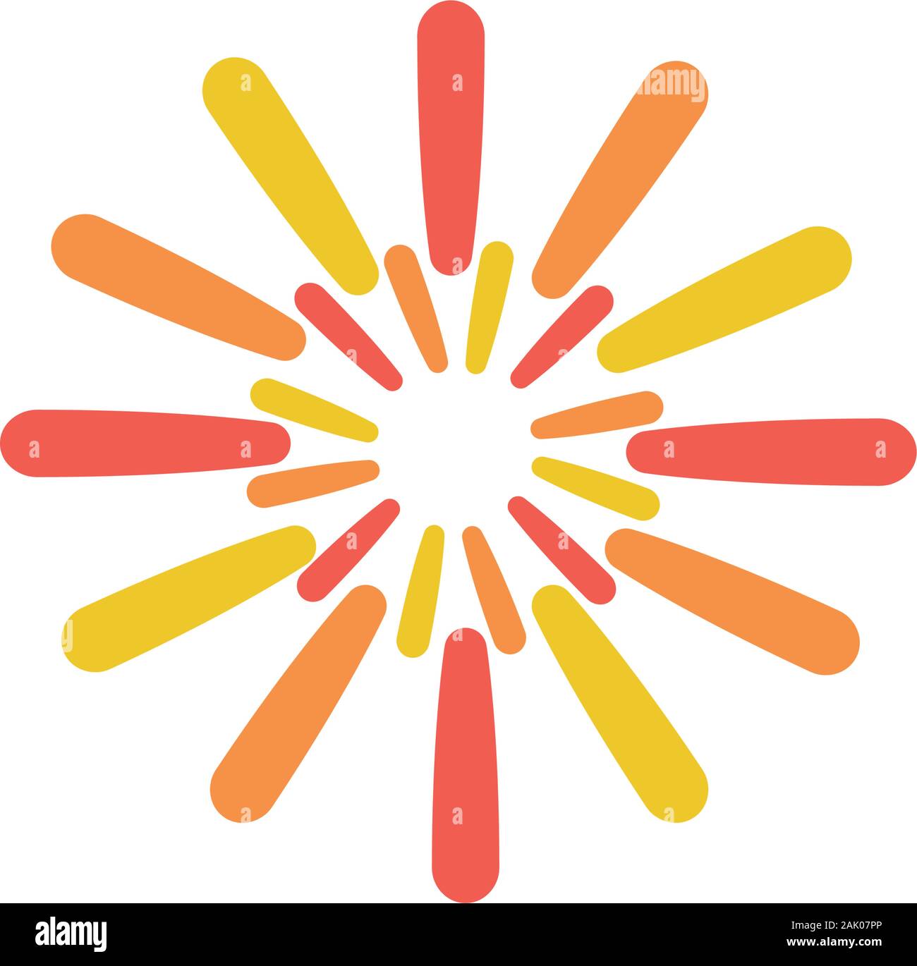 fireworks explosion splash isolated icon Stock Vector Image & Art - Alamy