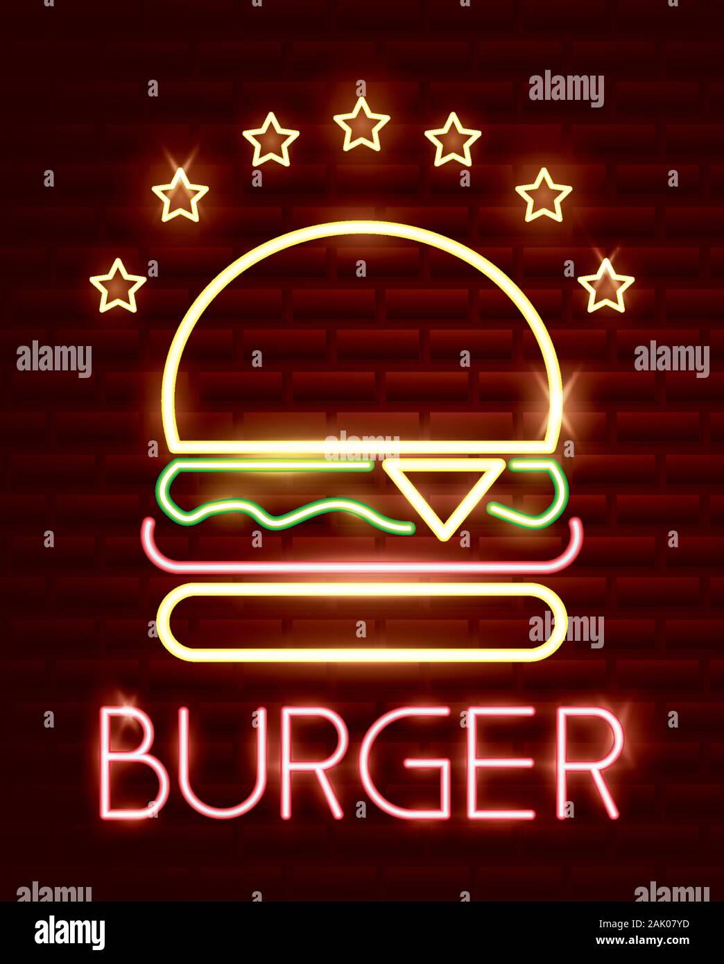 Hamburger light Stock Vector Images - Alamy