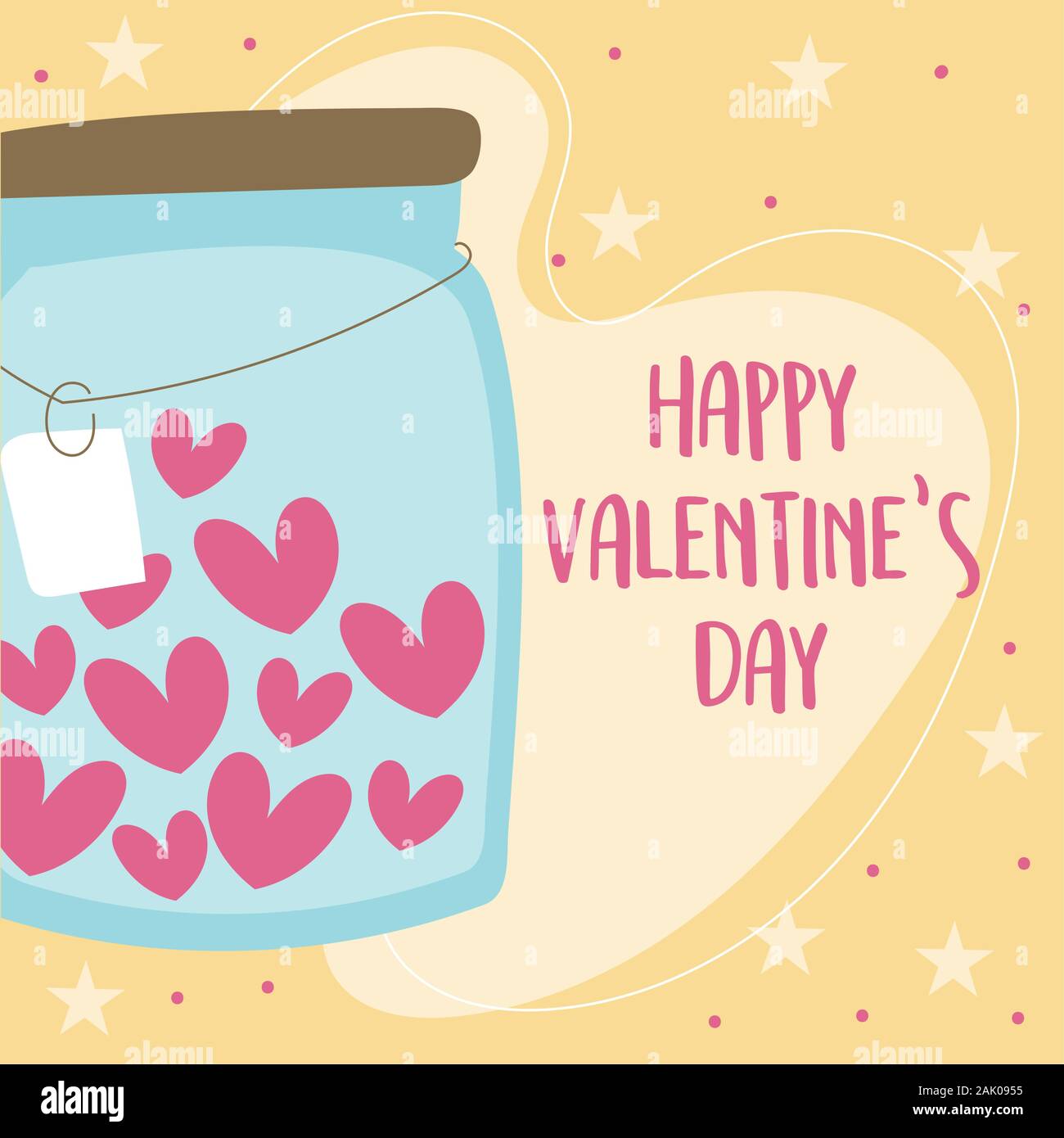 Love hearts in mason jar hi-res stock photography and images - Alamy