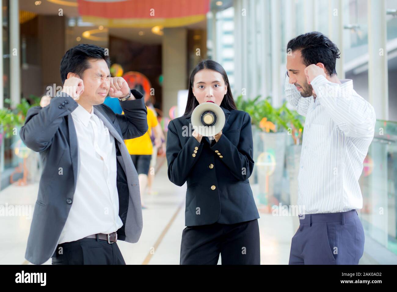 Woman and office bully hi-res stock photography and images - Alamy