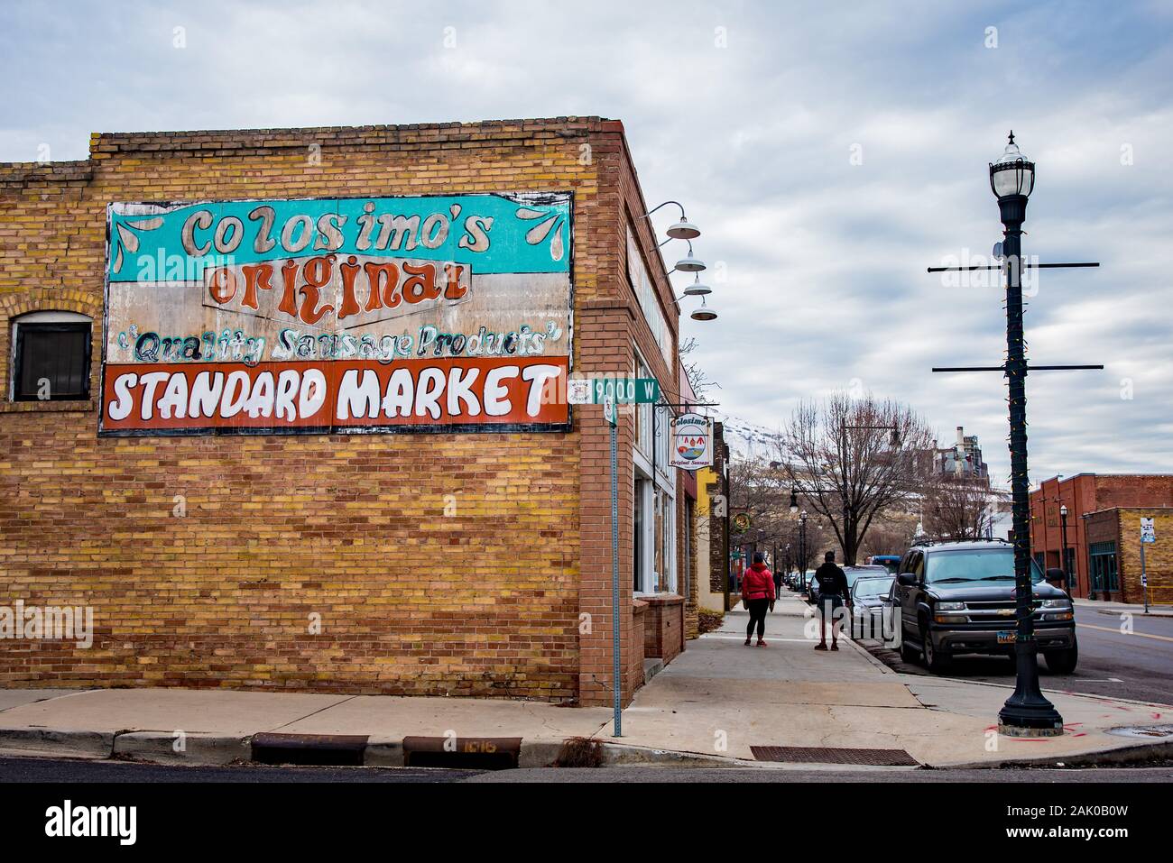 Old Standard Market Grocery Store and sausage factory in Magna, Utah ...
