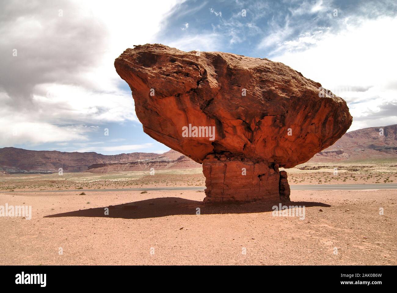 balanced rock formations near Marble Canyon Arizona Stock Photo - Alamy