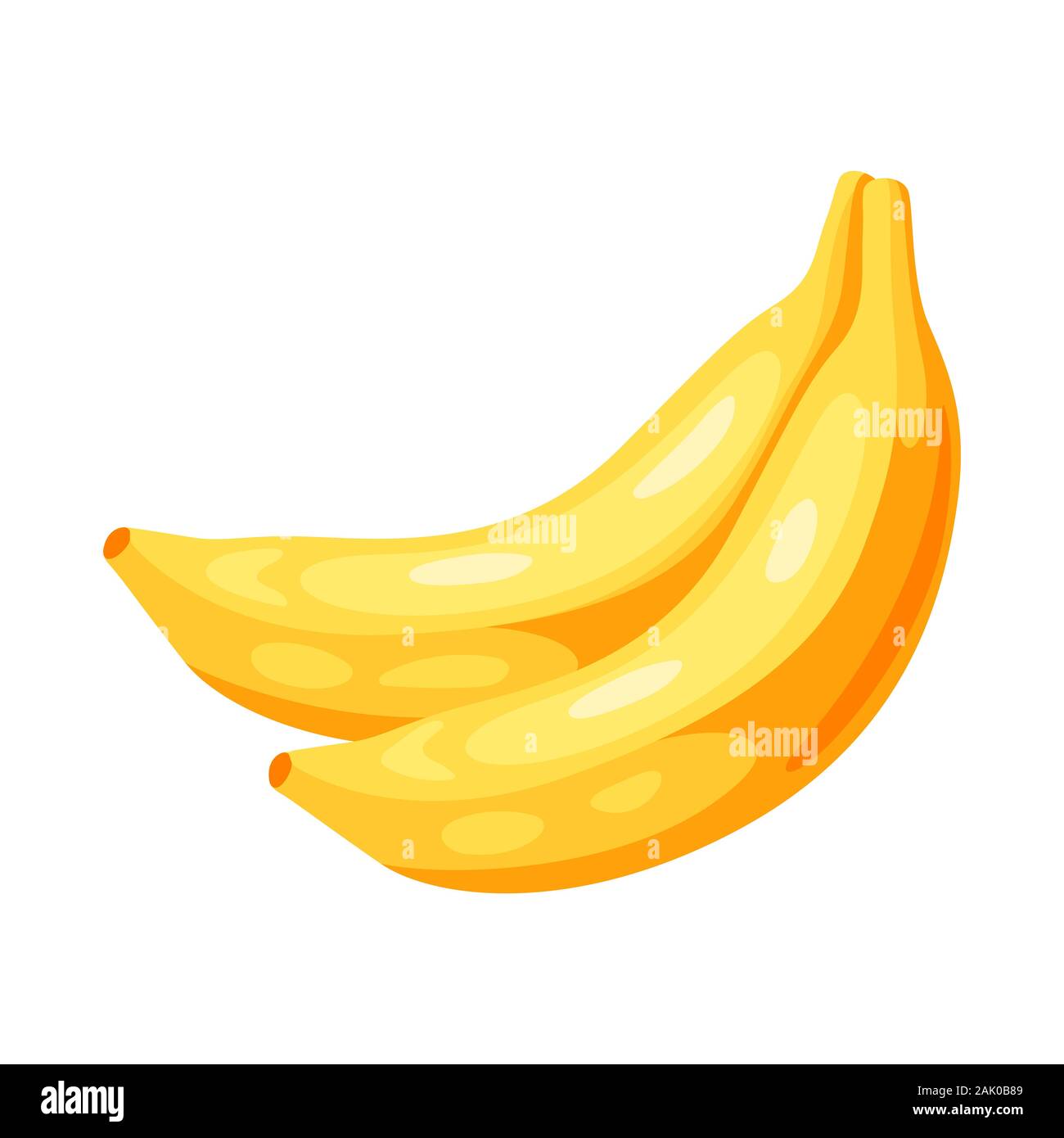Illustration of yellow bananas Stock Vector Image & Art - Alamy