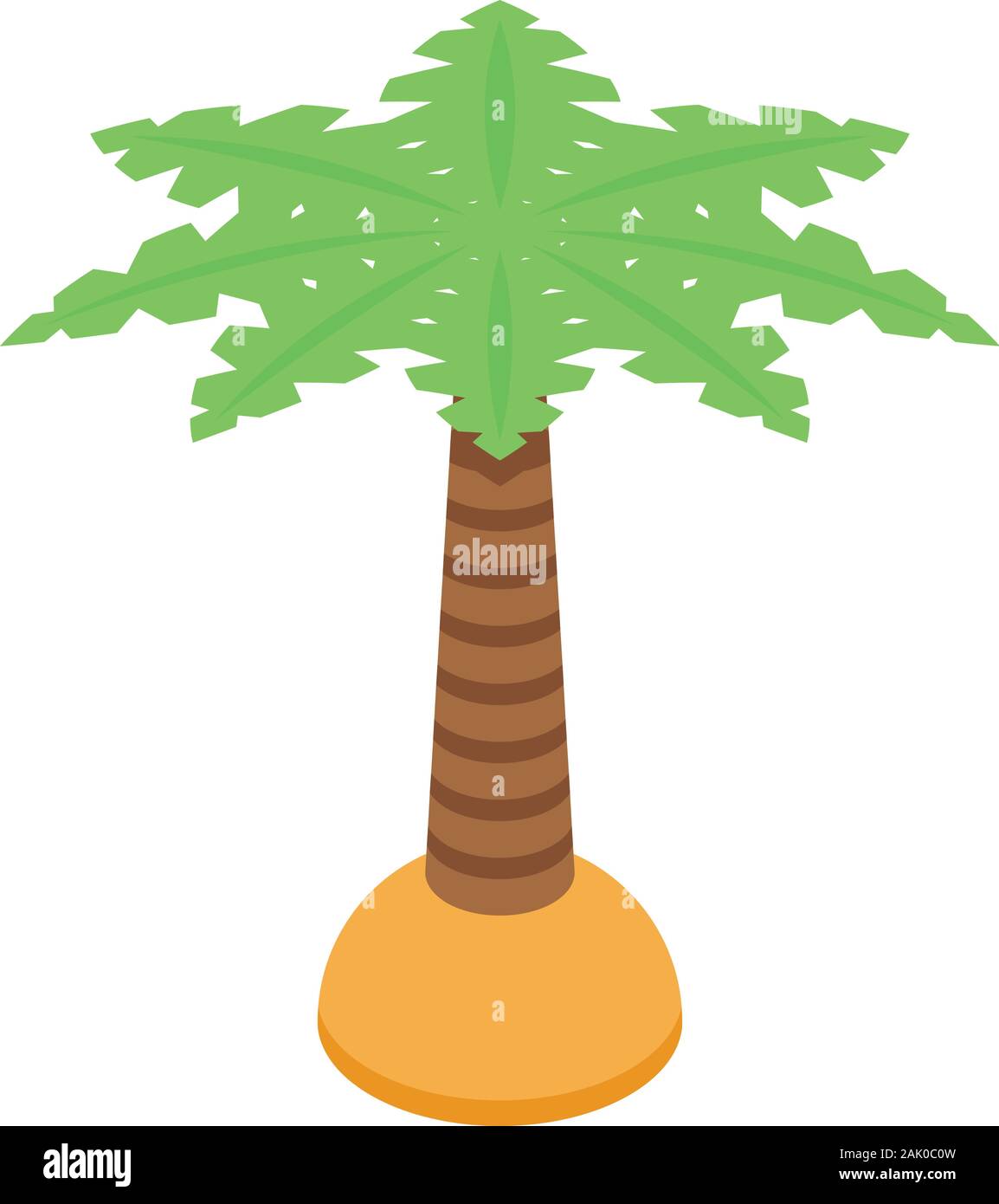 Palm tree icon, isometric style Stock Vector Image & Art - Alamy