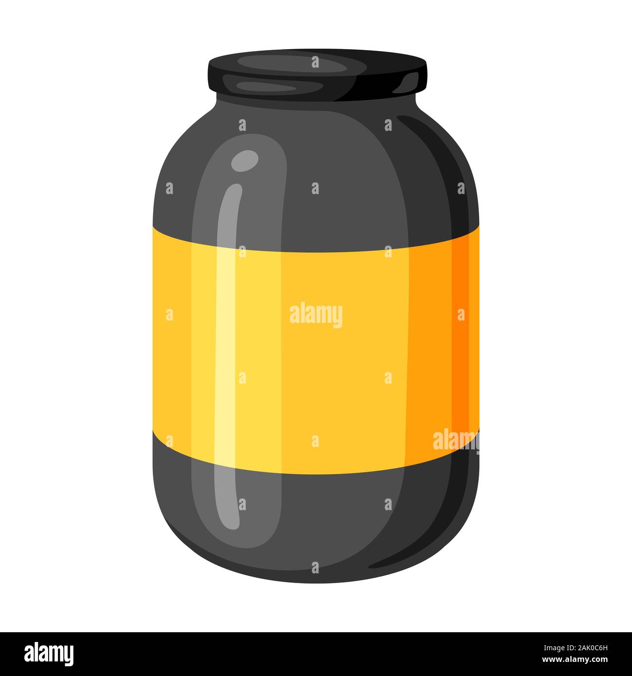 Protein supplement jar sports Cut Out Stock Images & Pictures - Alamy