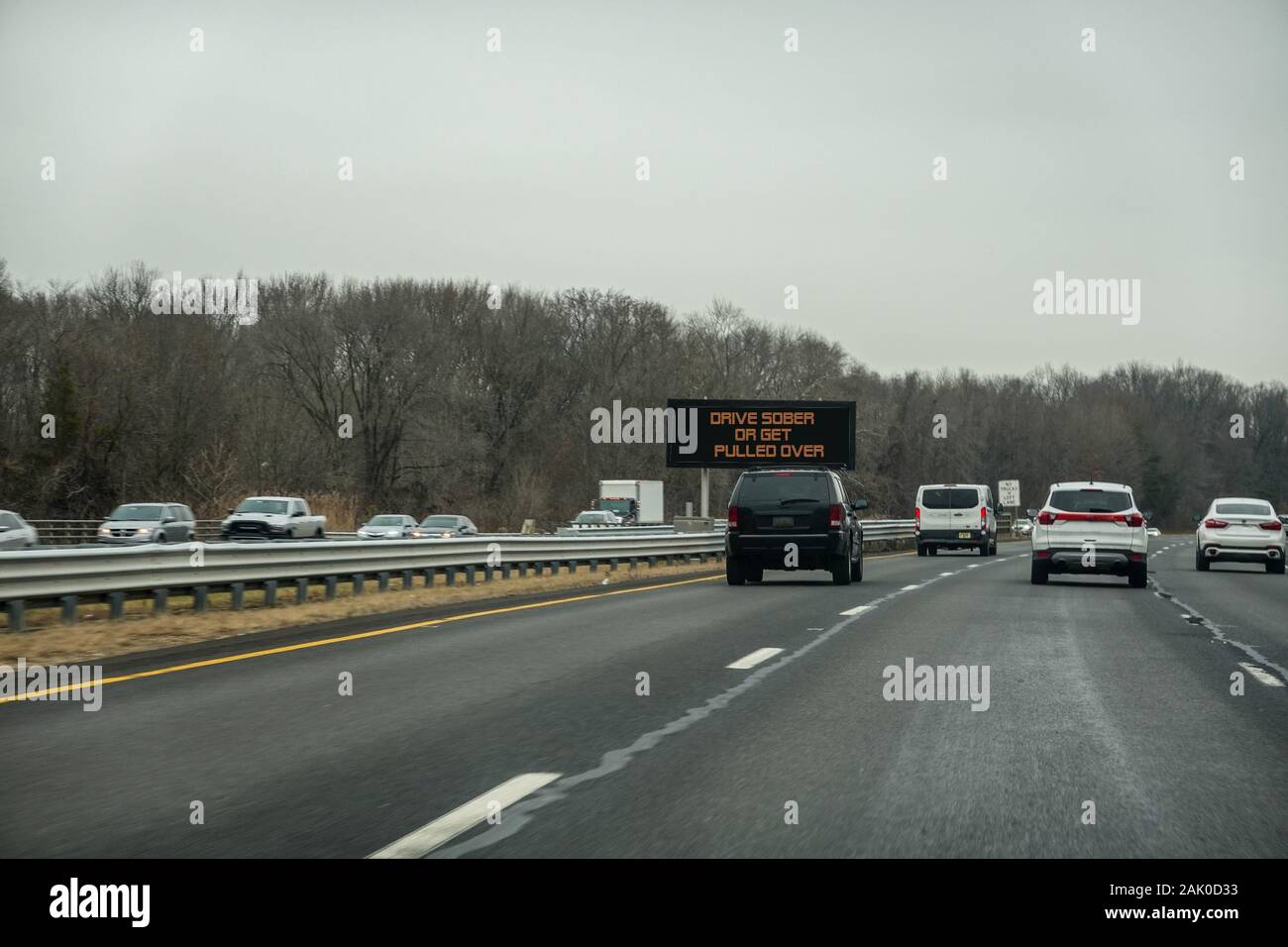 Highway Interstate Median Transport High Resolution Stock Photography ...