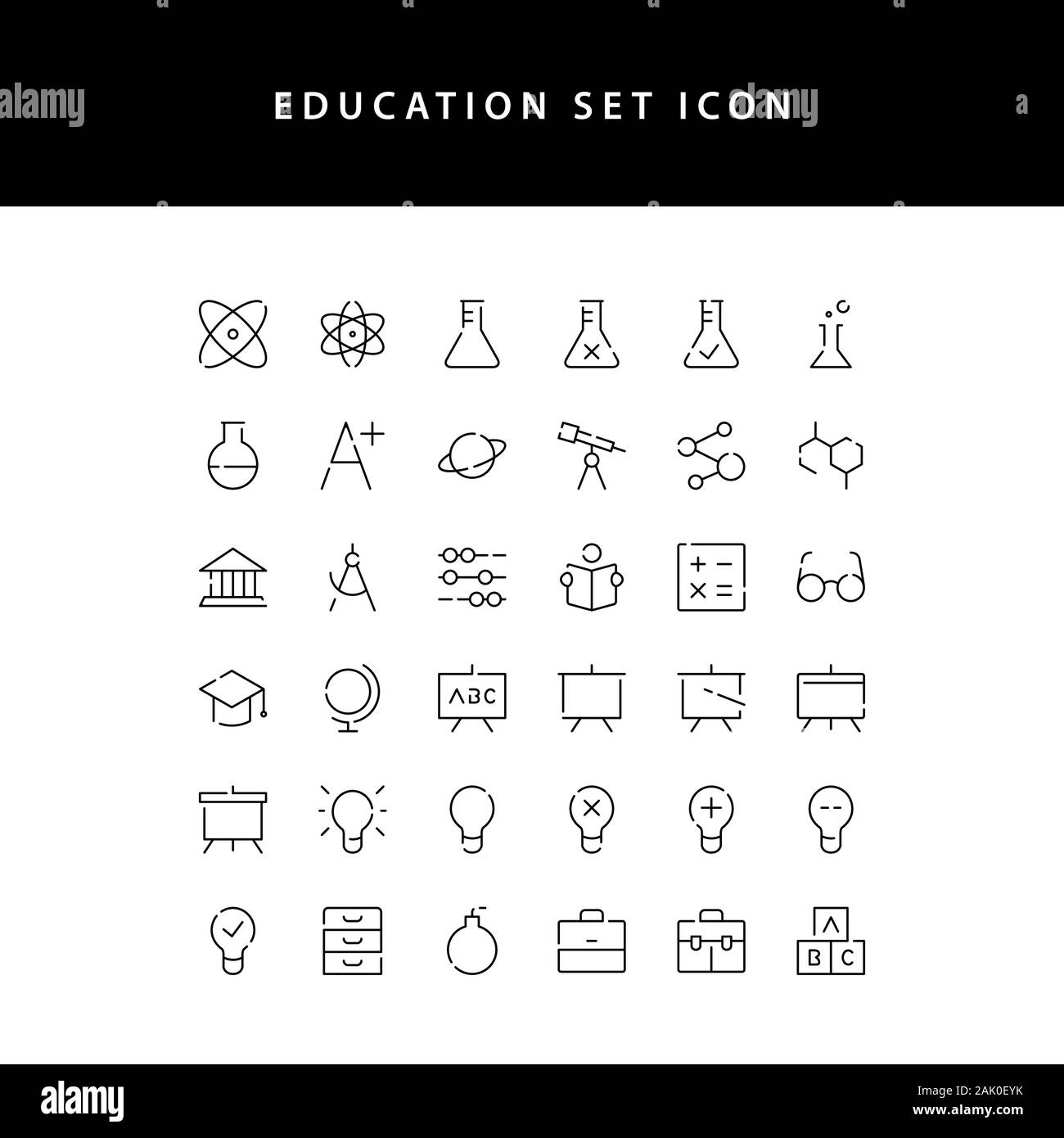 Physics paper icon outline Stock Vector Images - Alamy