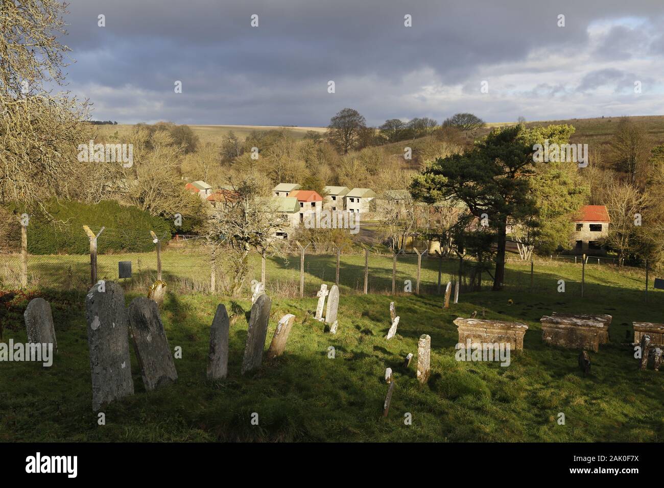 Imber Village - Abandoned Salisbury Plain Stock Photo - Alamy