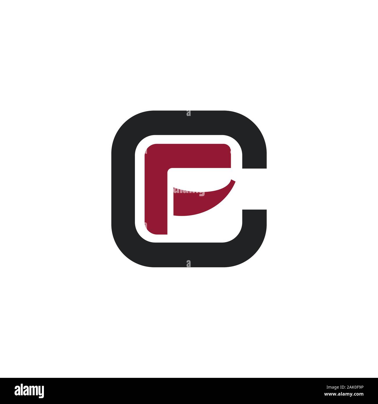 initial letter fc or cf logo vector design Stock Vector Image & Art - Alamy