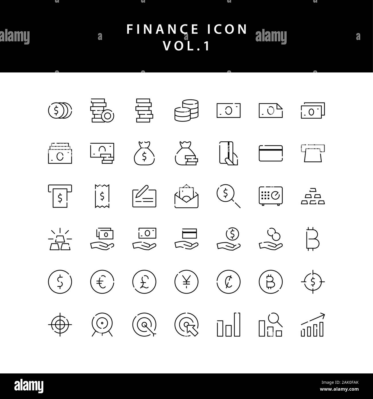 Bank financial strategy outline Black and White Stock Photos & Images ...