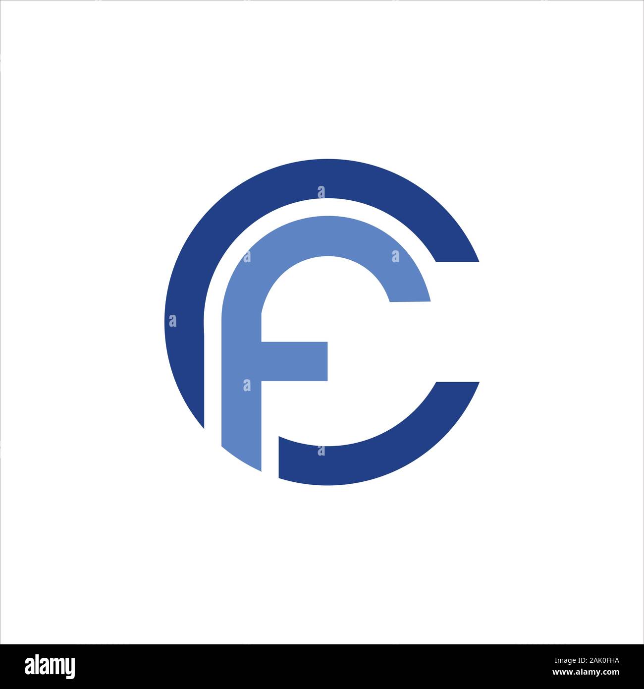 initial letter fc or cf logo vector design Stock Vector Image & Art - Alamy