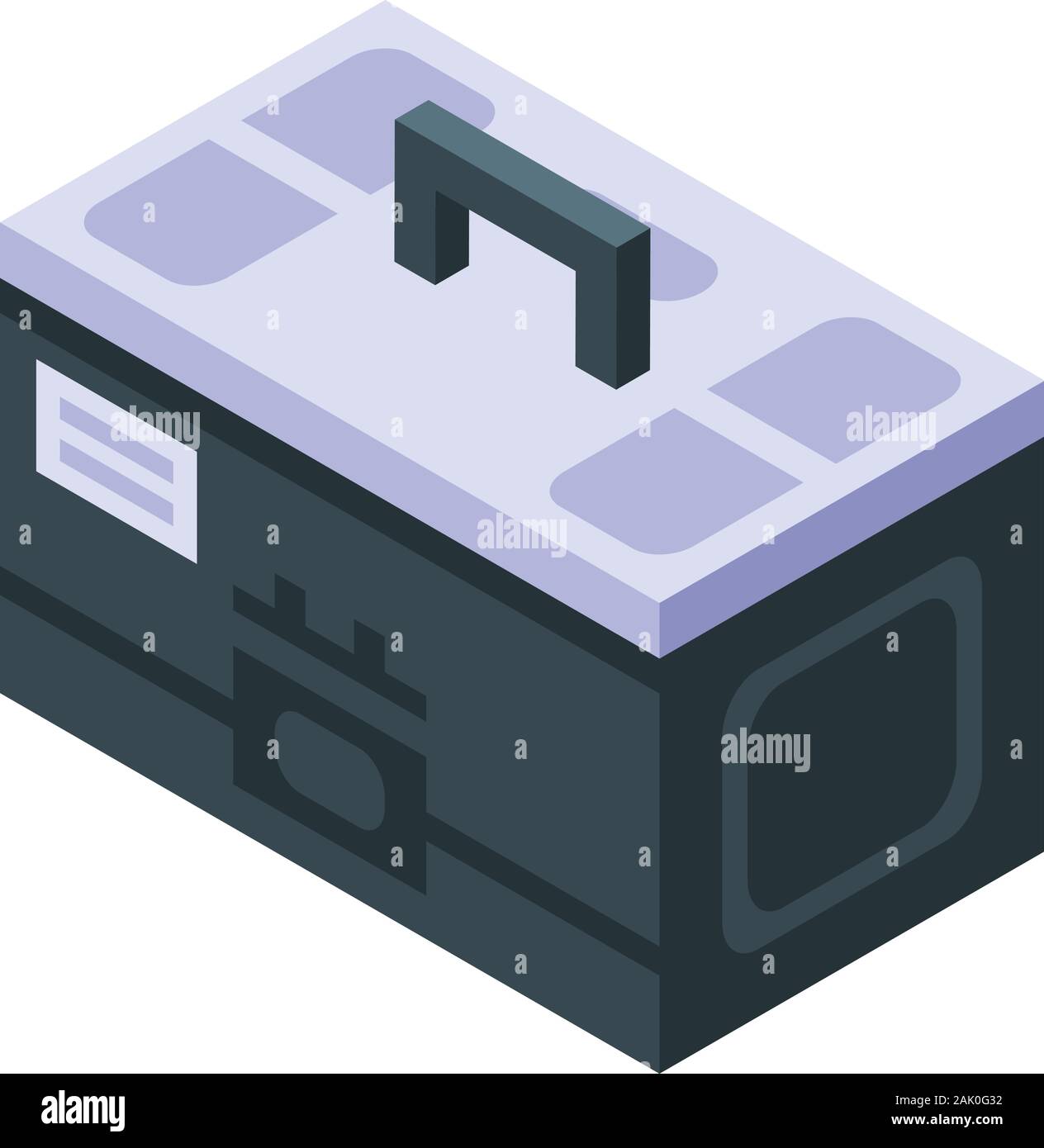 Electrician tool box icon, isometric style Stock Vector Image & Art - Alamy