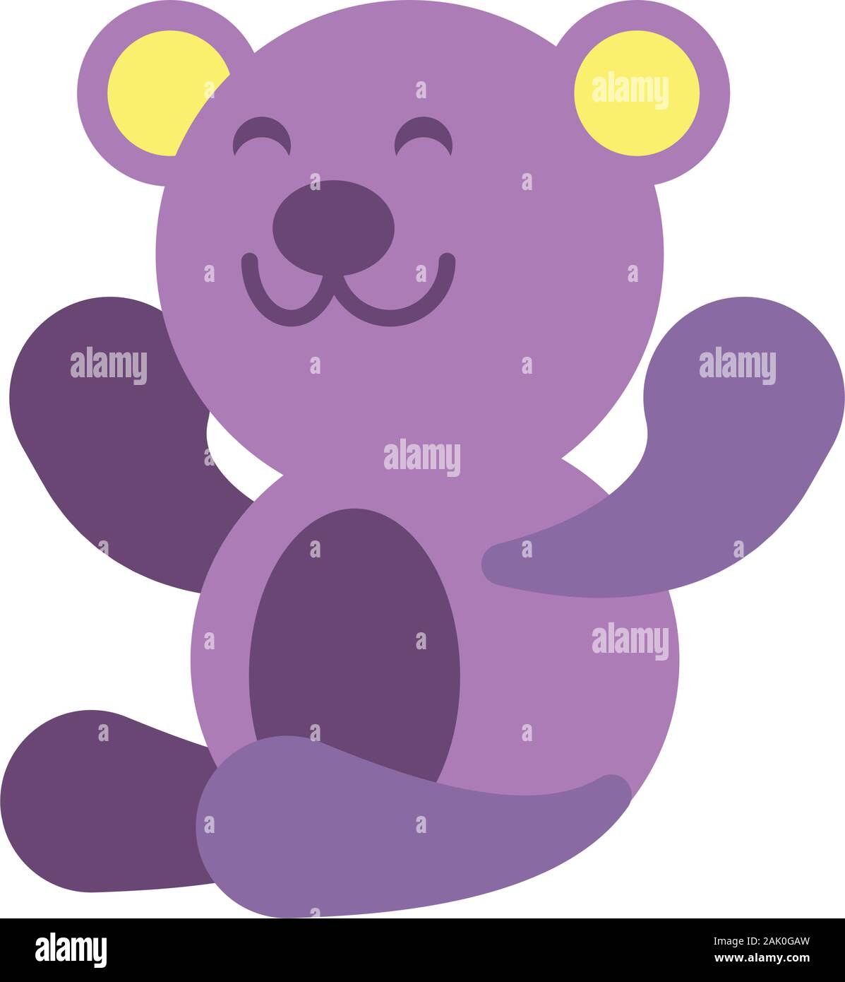Cute bear cartoon design, Animal zoo life nature character childhood ...