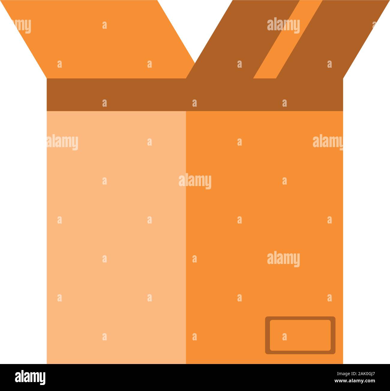 open box design, Delivery logistics transportation shipping service ...