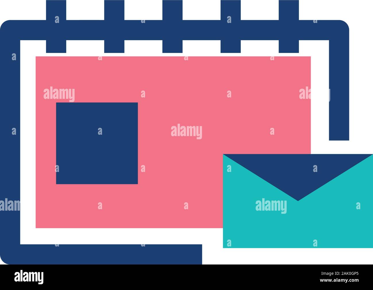 Envelope and calendar design, Message email mail letter marketing ...