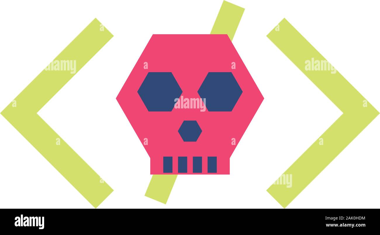 Website Code And Skull Design Programming Web Designer Technology Internet Media Modern And 