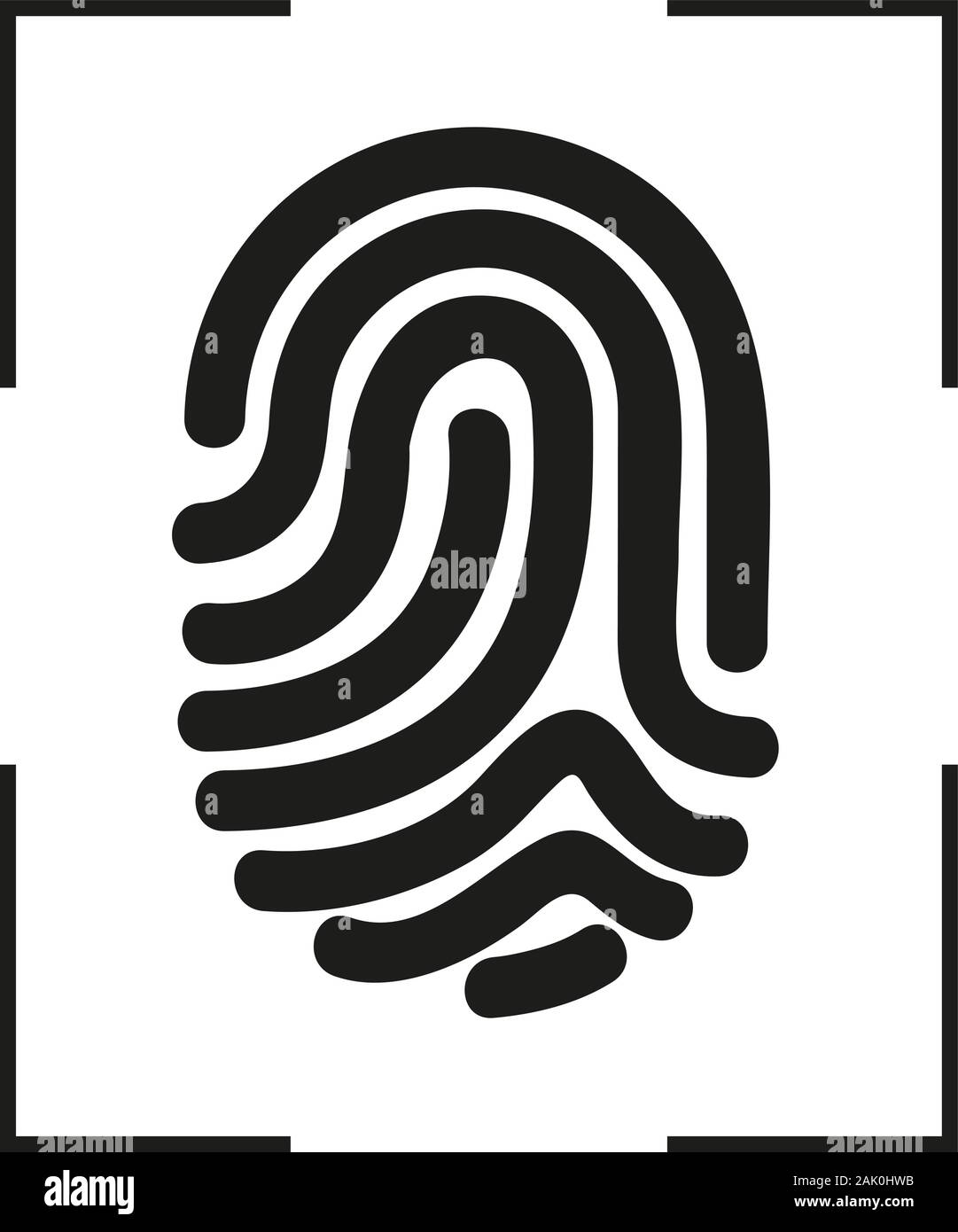 Fingerprint Icons design Vector illustration Stock Vector Image & Art ...