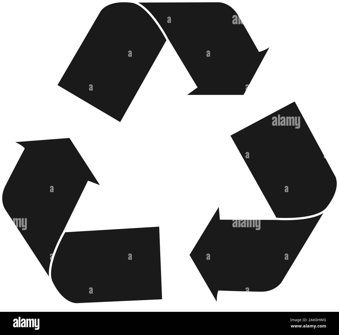 Recycling icon, logo isolated on white background Stock Vector Image ...