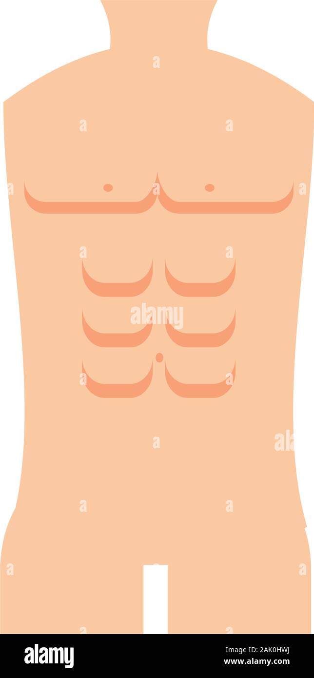 male trunk icon design, Human body person people health anatomy biology ...