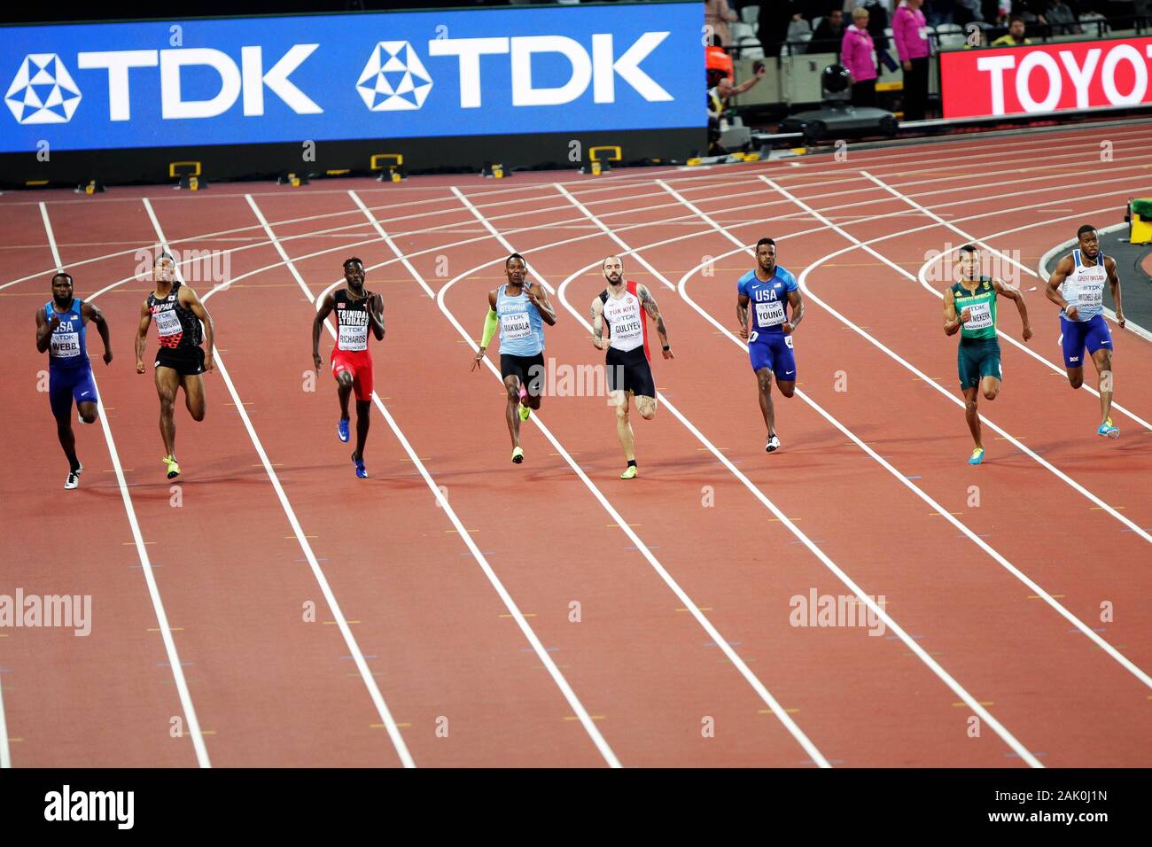 Ameer Webb (USA),Abdul Hakim Sani Brown (Japon) ,Jereem Richards ...