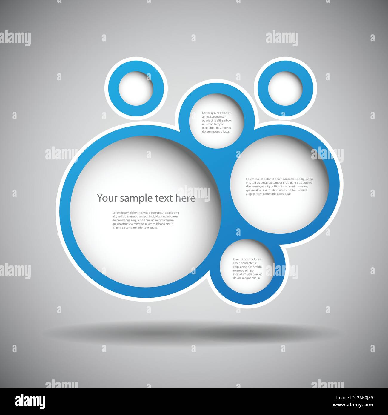 Abstract Colorful Speech Bubble Concept for Web and Creative Design ...