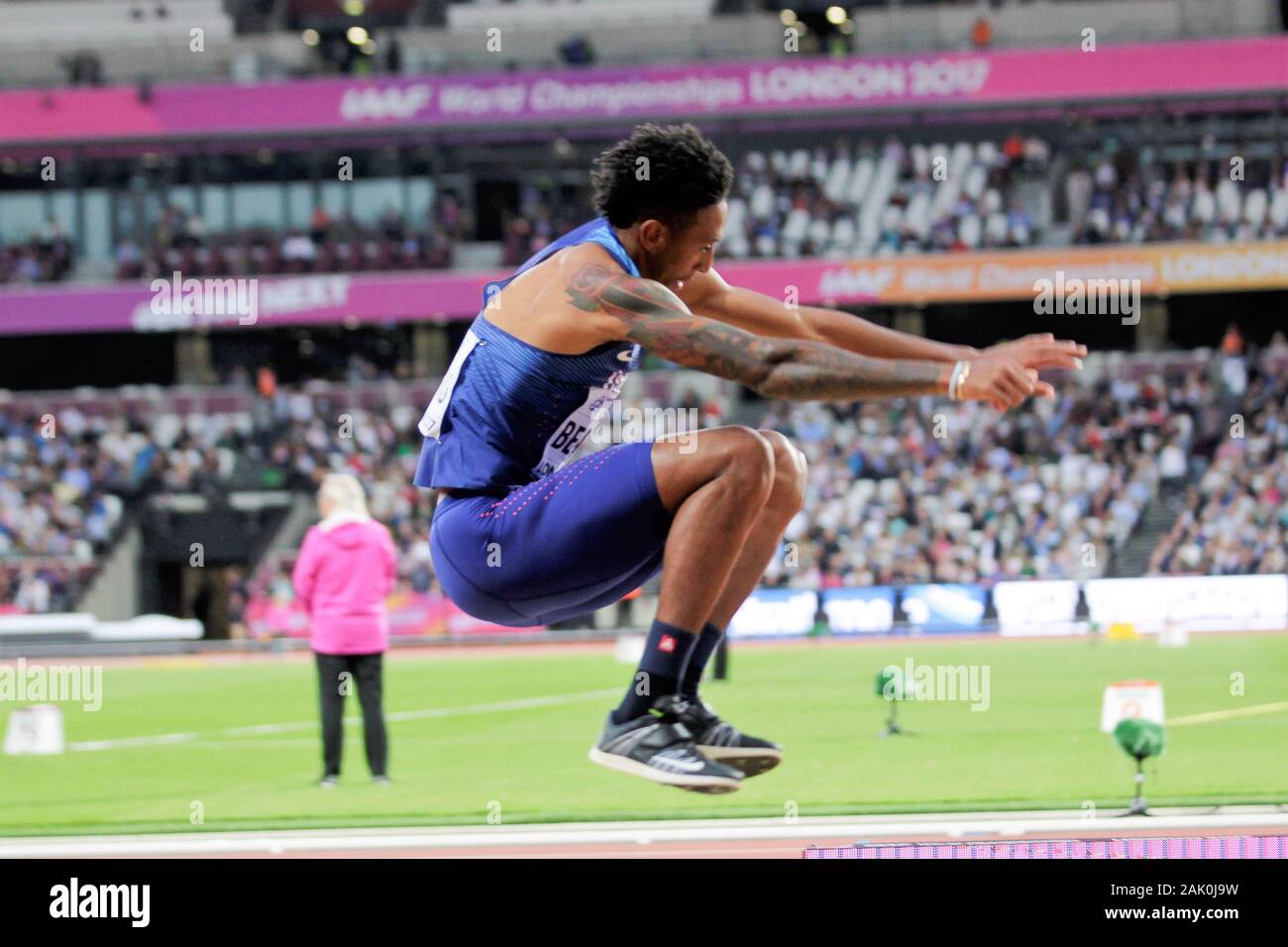 Chris Benard (USA) at the Final Triple Jump Men of the IAAF World ...