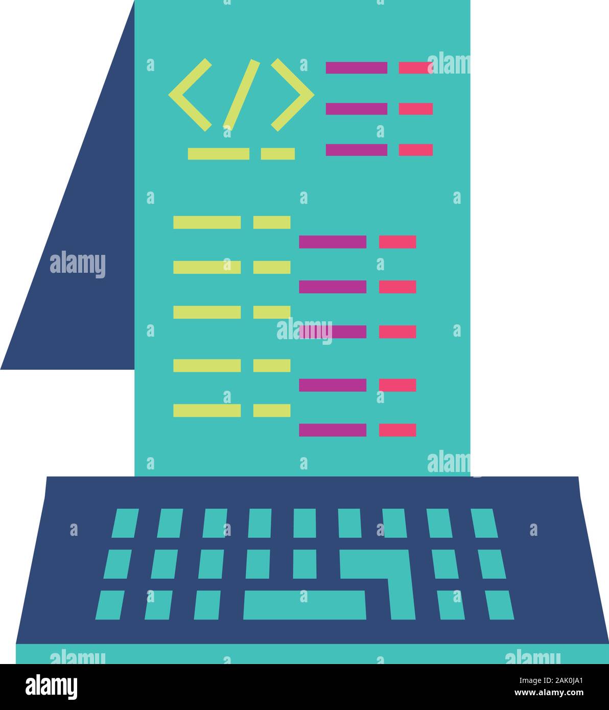 Website code and keyboard design, Programming web designer technology ...