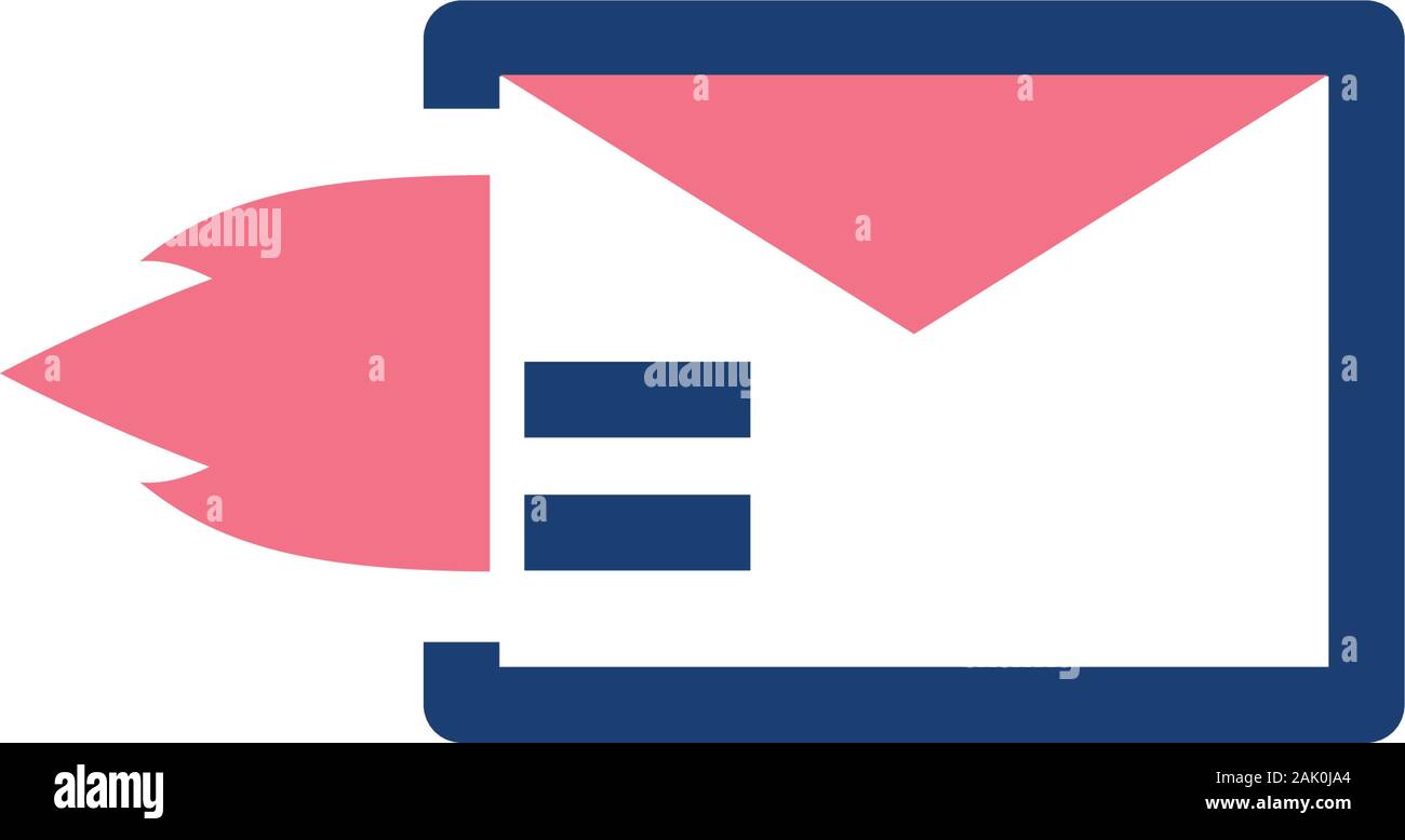 Envelope with flame design, Message email mail letter marketing ...