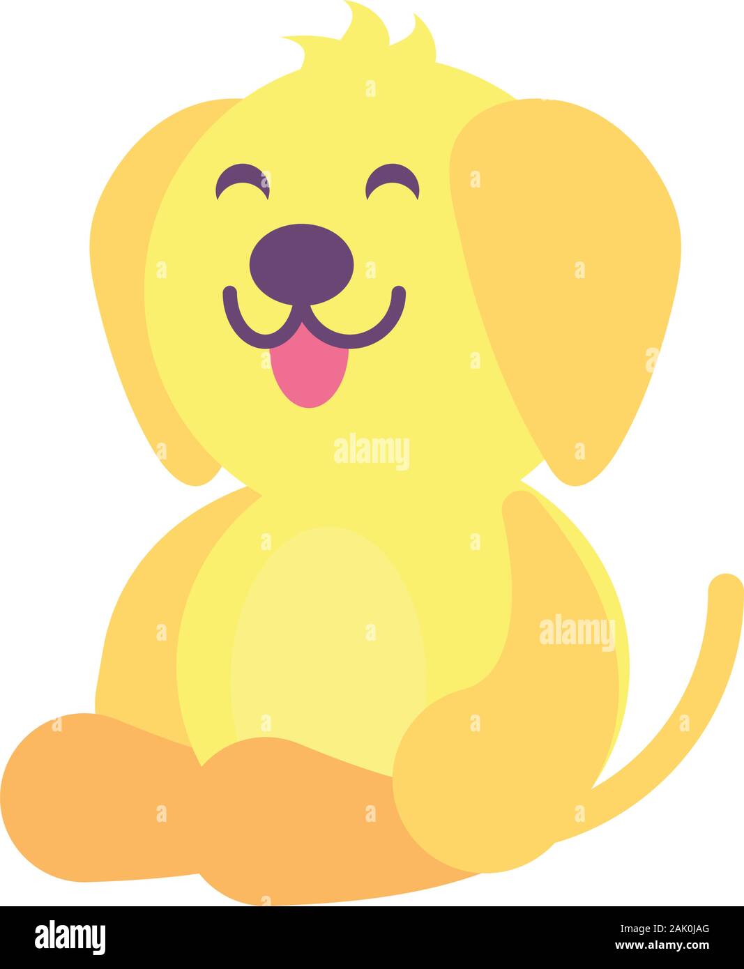 Cute dog cartoon design, Animal zoo life nature character childhood and ...