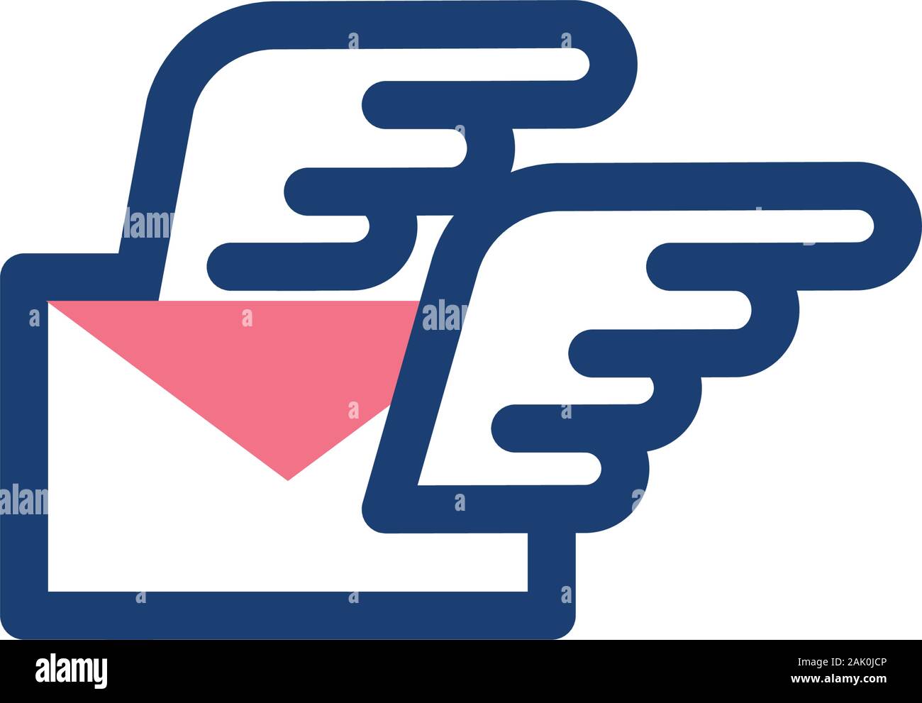 Envelope with wings design, Message email mail letter marketing ...