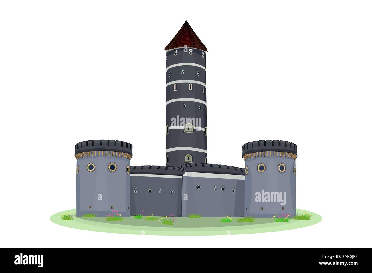 Medieval Castle Cartoon
