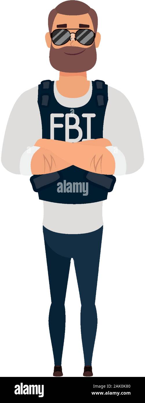 Fbi agent jacket Stock Vector Images - Alamy