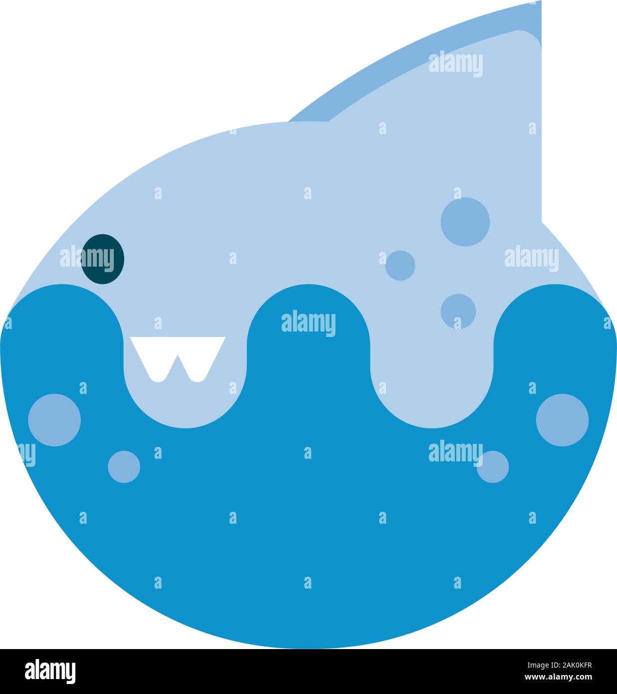 Shark animal design Sea life ecosystem fauna ocean underwater water ...