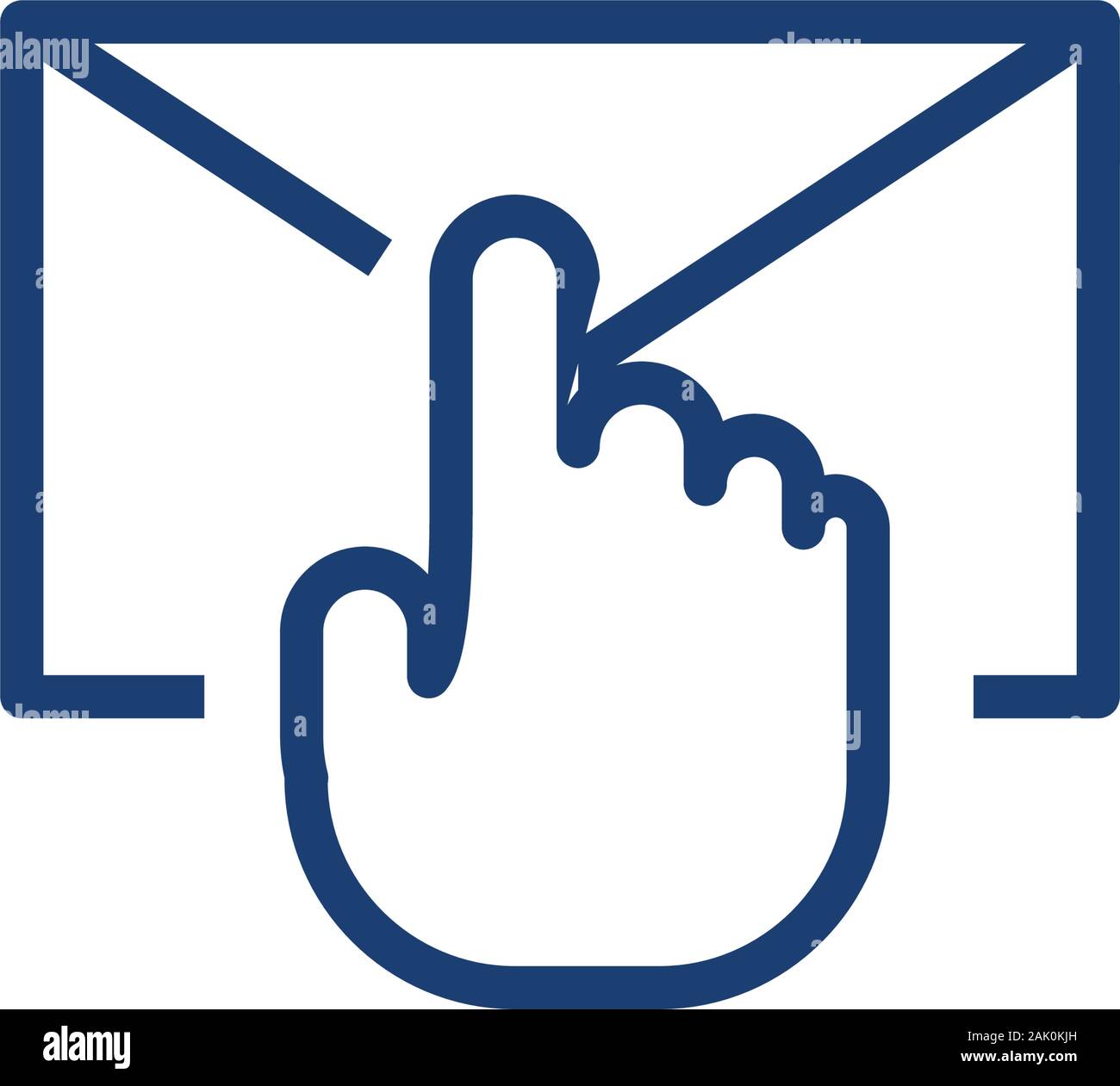 Envelope and cursor design, Message email mail letter marketing ...