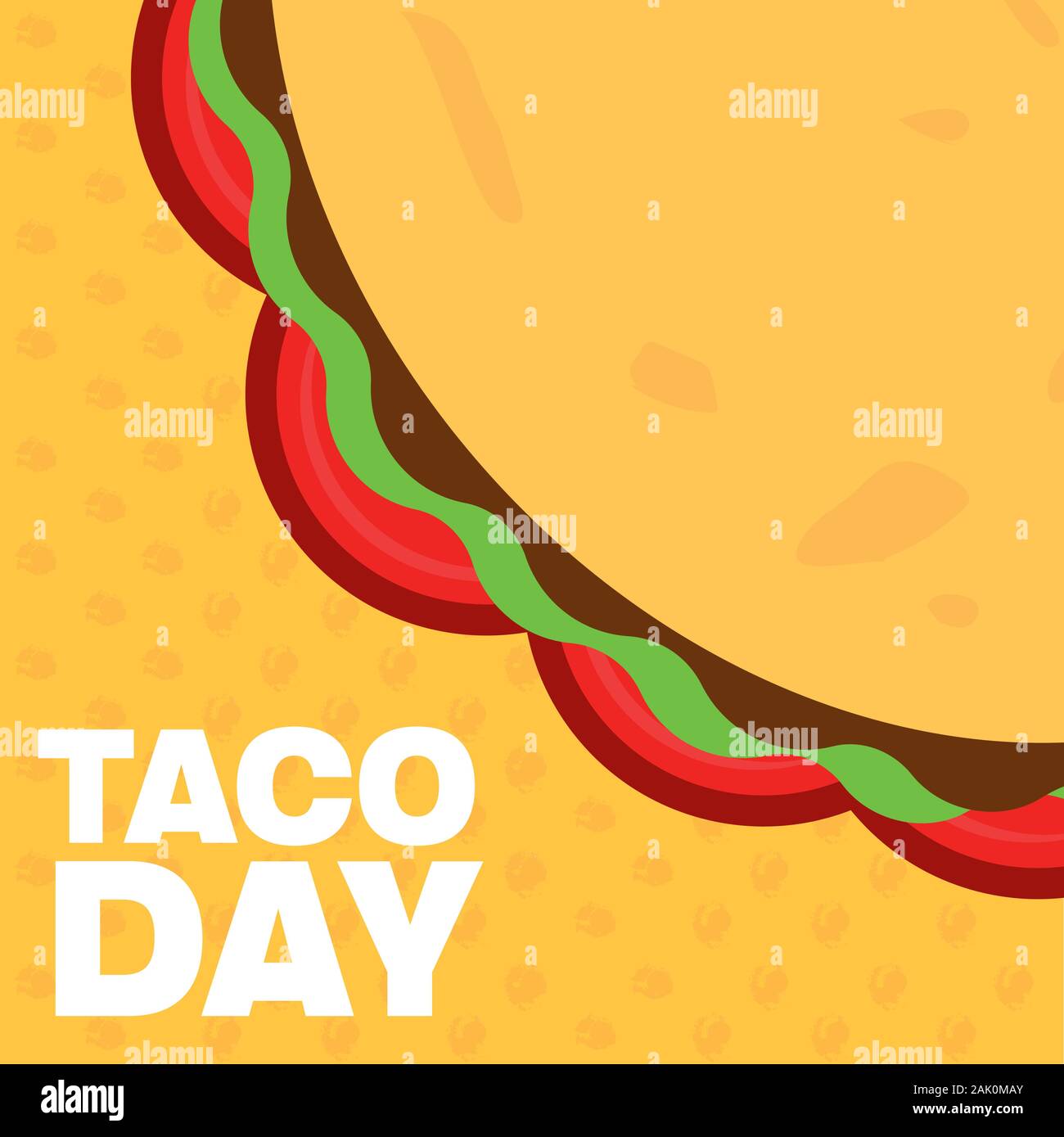 Taco day poster Stock Vector Image & Art - Alamy