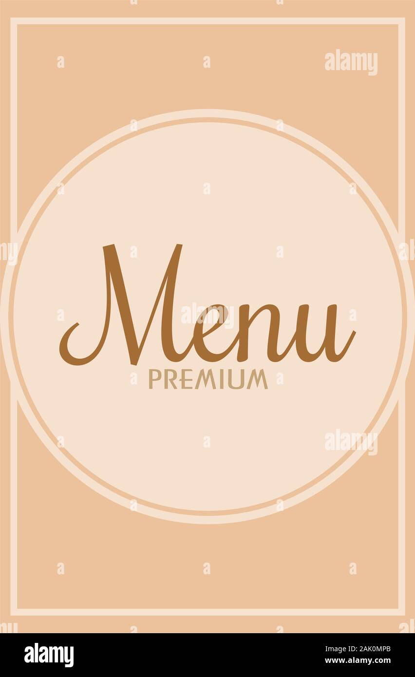 Restaurant menu illustration Stock Vector Image & Art - Alamy