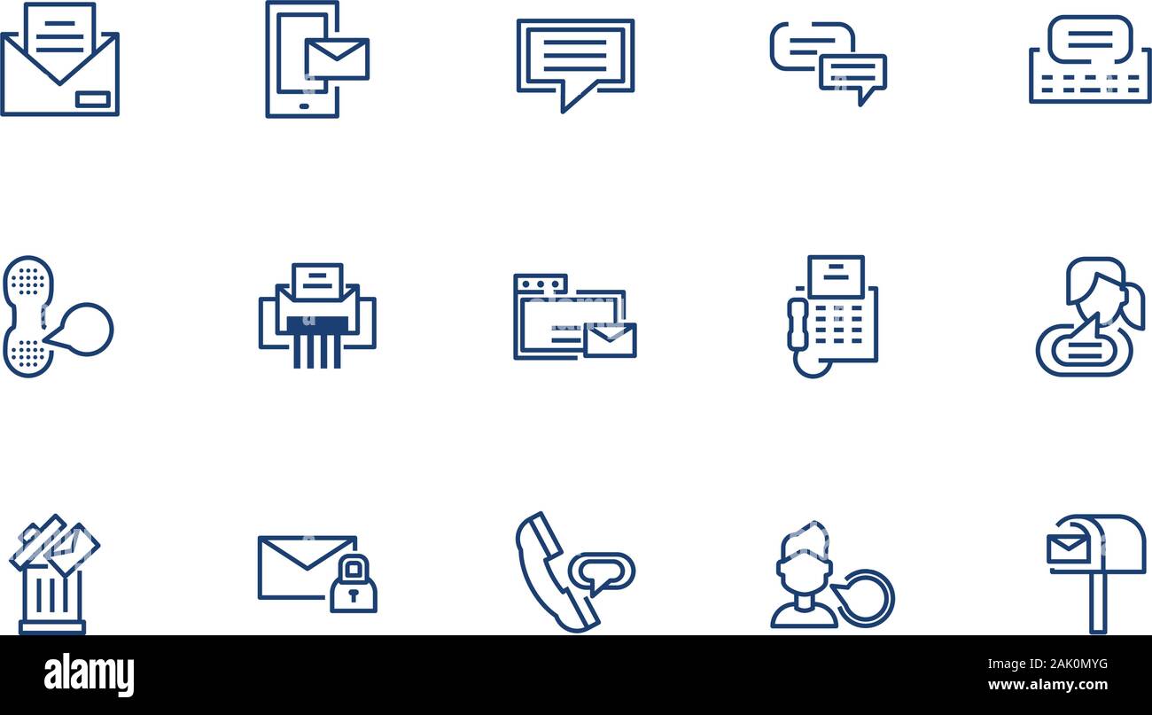 Envelope writing boy icon hi-res stock photography and images - Alamy