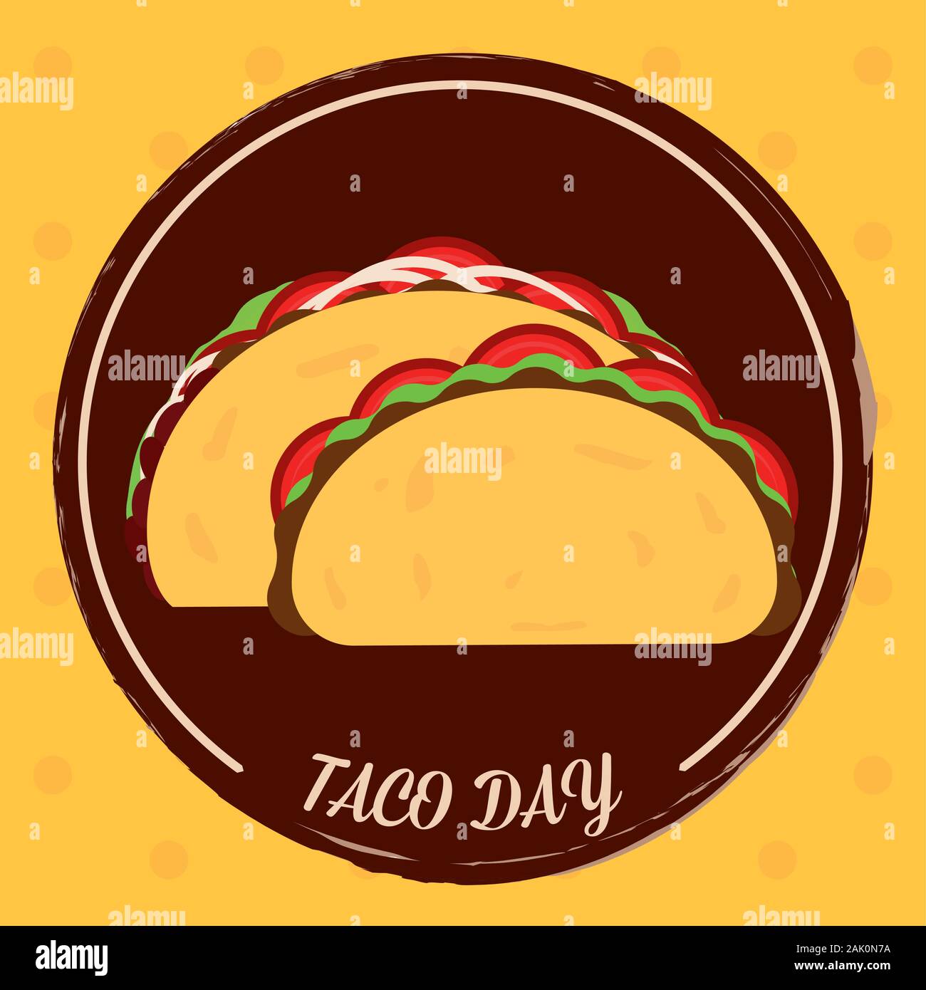 Taco day poster Stock Vector Image & Art - Alamy