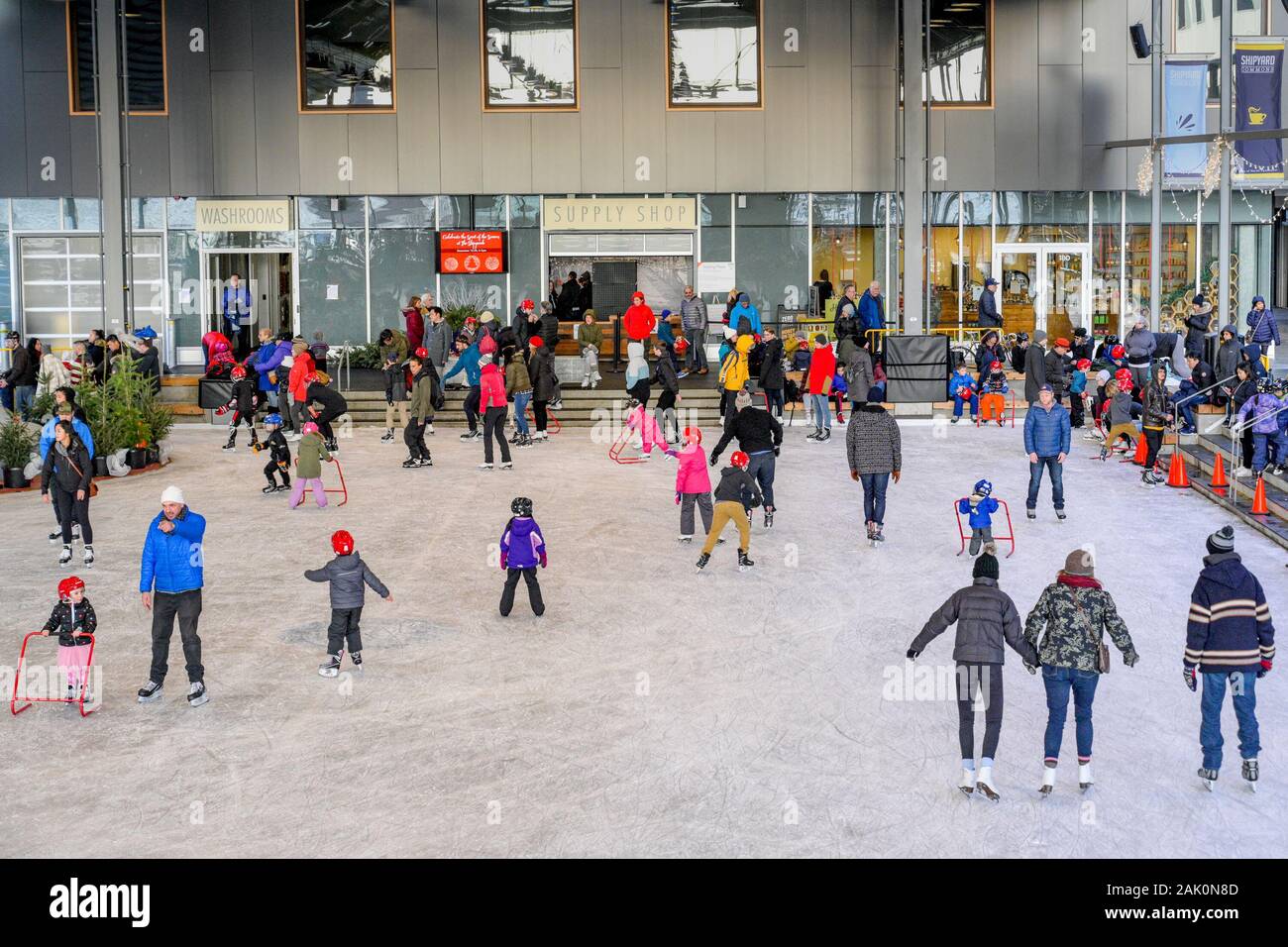 The Shipyards Skate Plaza, Lower Lonsdale, North Vancouver, British ...