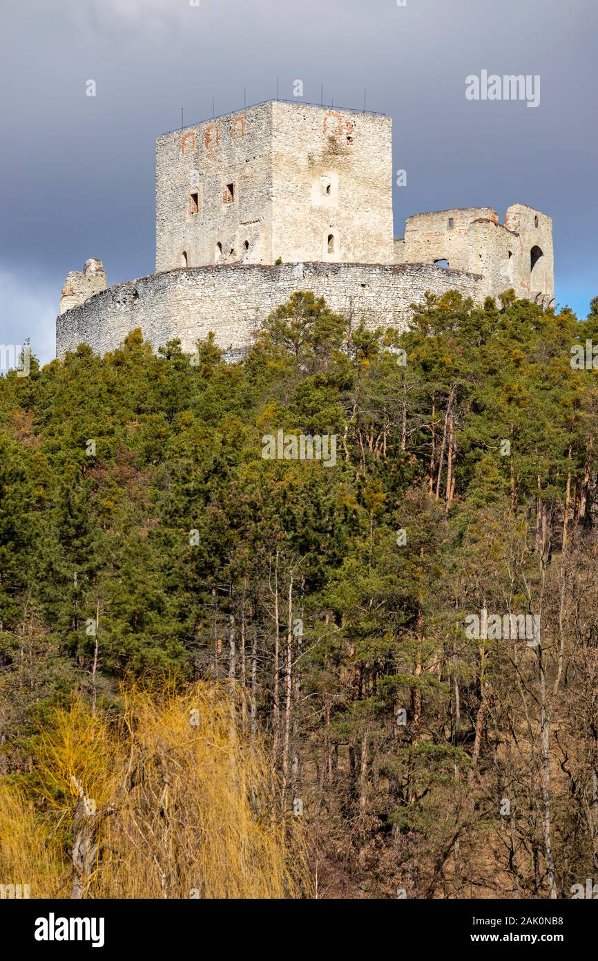 ruins of Rabi Castle, Czech Republic Stock Photo - Alamy