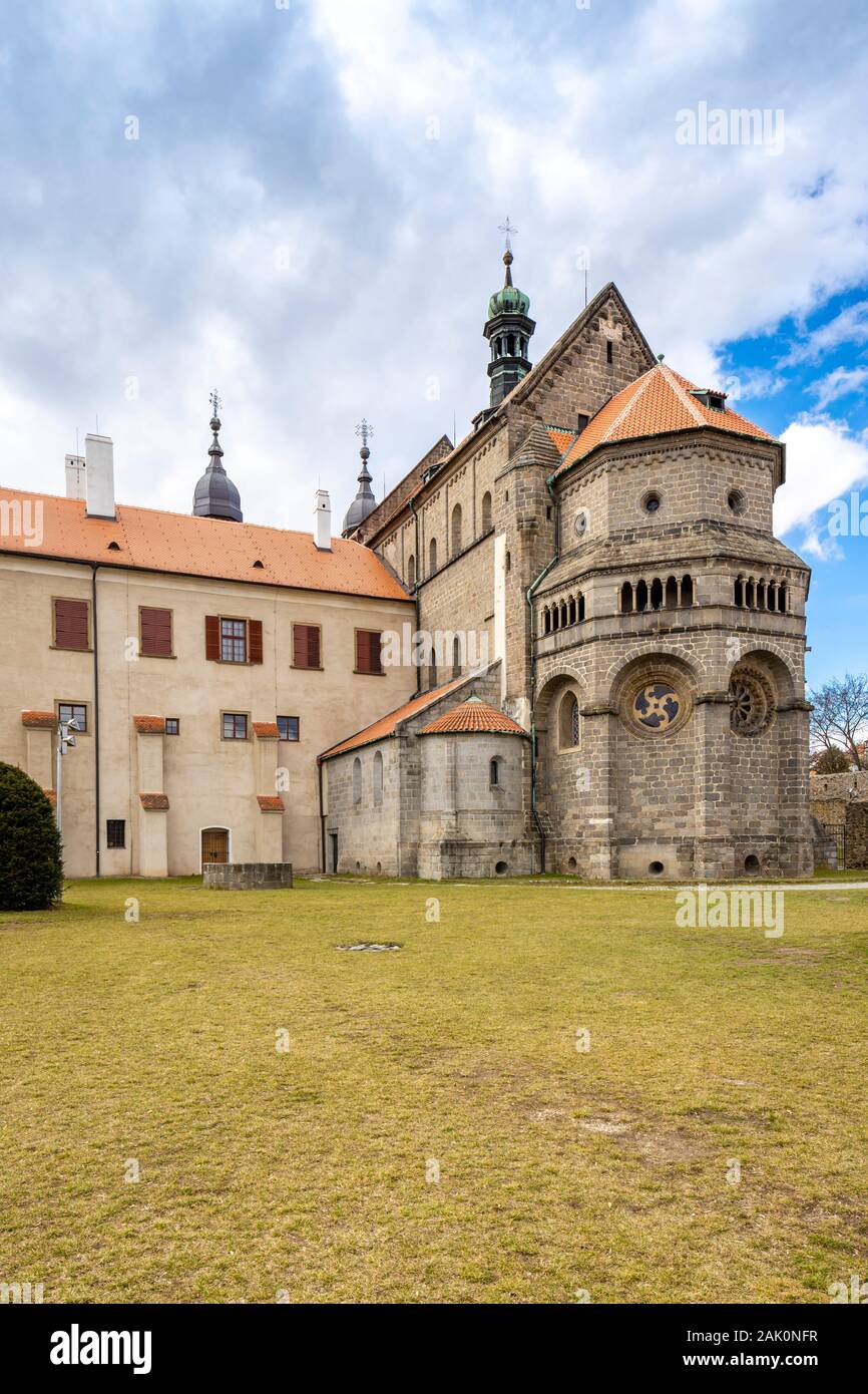 St. Procopius basilica and monastery, town Trebic, UNESCO site, (oldest ...