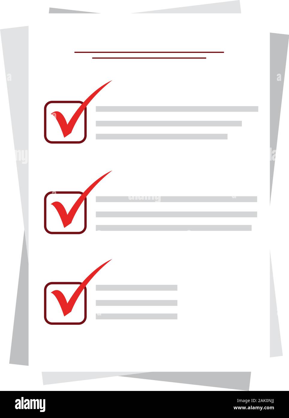 Activity checklist image Stock Vector Image & Art - Alamy