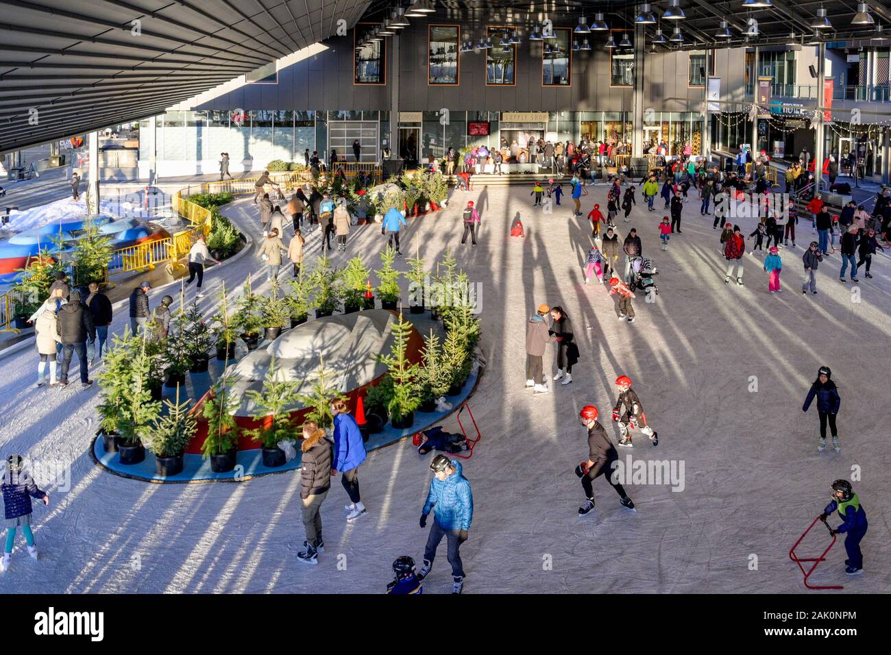 The Shipyards Skate Plaza, Lower Lonsdale, North Vancouver, British ...