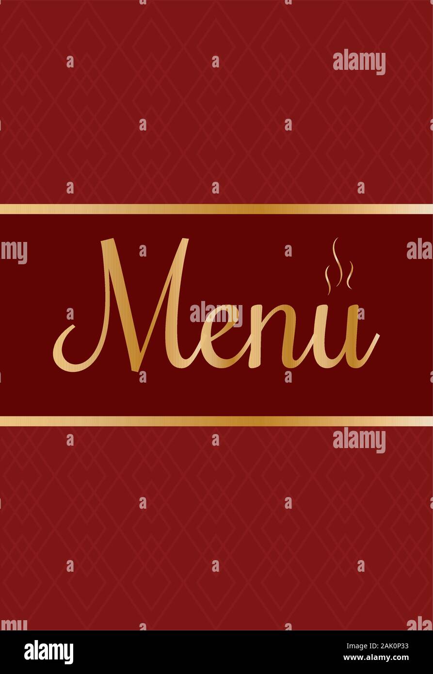 Restaurant menu illustration Stock Vector Image & Art - Alamy