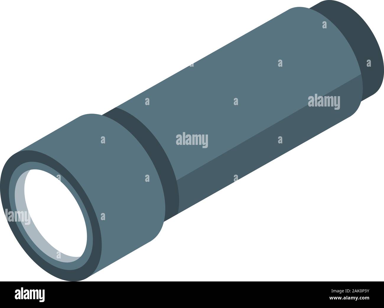 Flashlight icon, isometric style Stock Vector Image & Art - Alamy