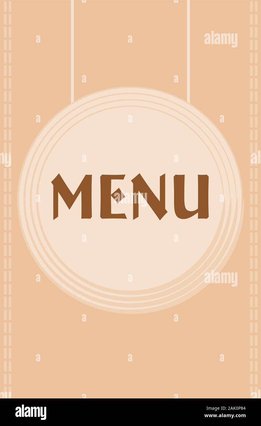 Restaurant menu illustration Stock Vector Image & Art - Alamy
