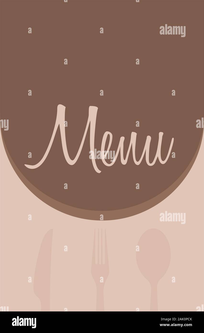 Restaurant menu illustration Stock Vector Image & Art - Alamy