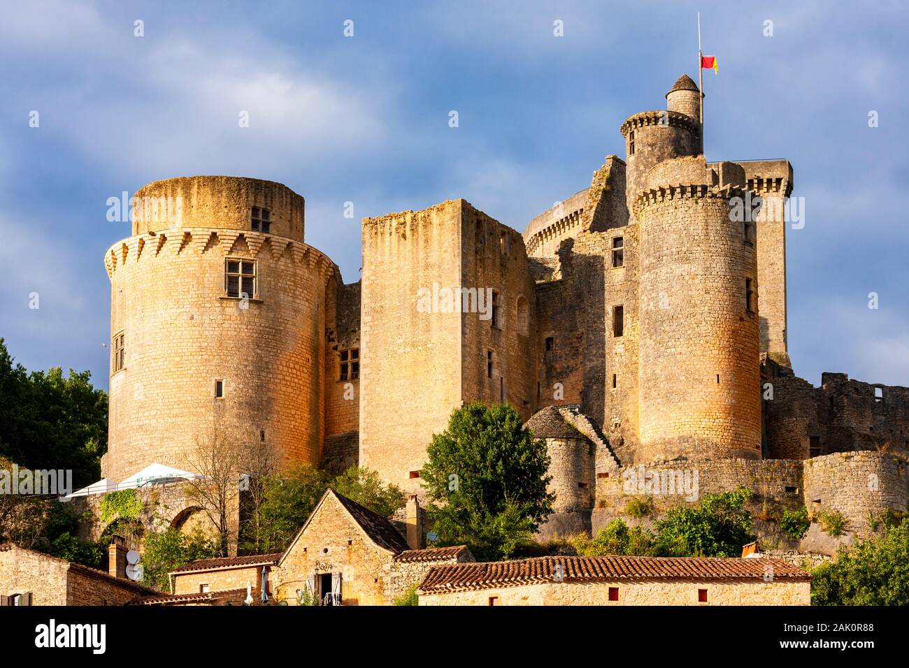 Bonaguil Castle in Lot et Garonne, France Stock Photo - Alamy