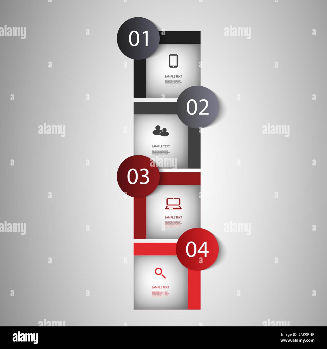 Flow diagram cutout Stock Vector Images - Alamy