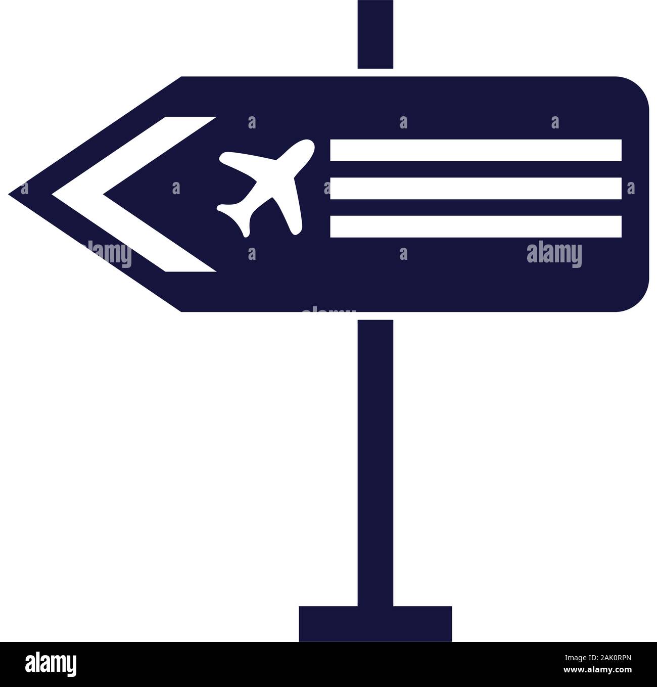 airplane flying transport in arrow Stock Vector Image & Art - Alamy